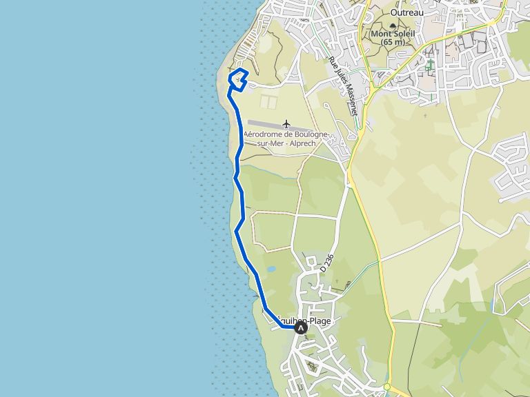 Fort d'Alprech — loop from Équihen-Plage in the parc naturel régional ...